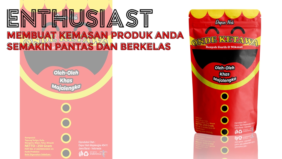 Desain Kemasan Suka-suka Tapi Profesional
