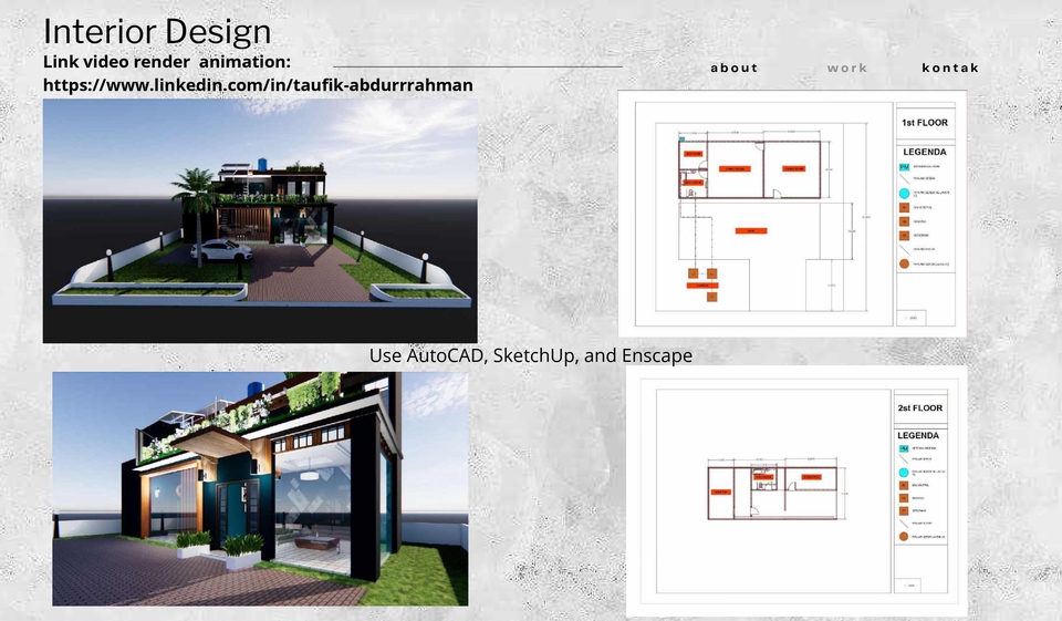Drafter | 3D Visualizer (Jasa desain 3D profesional untuk rumah, acara ...