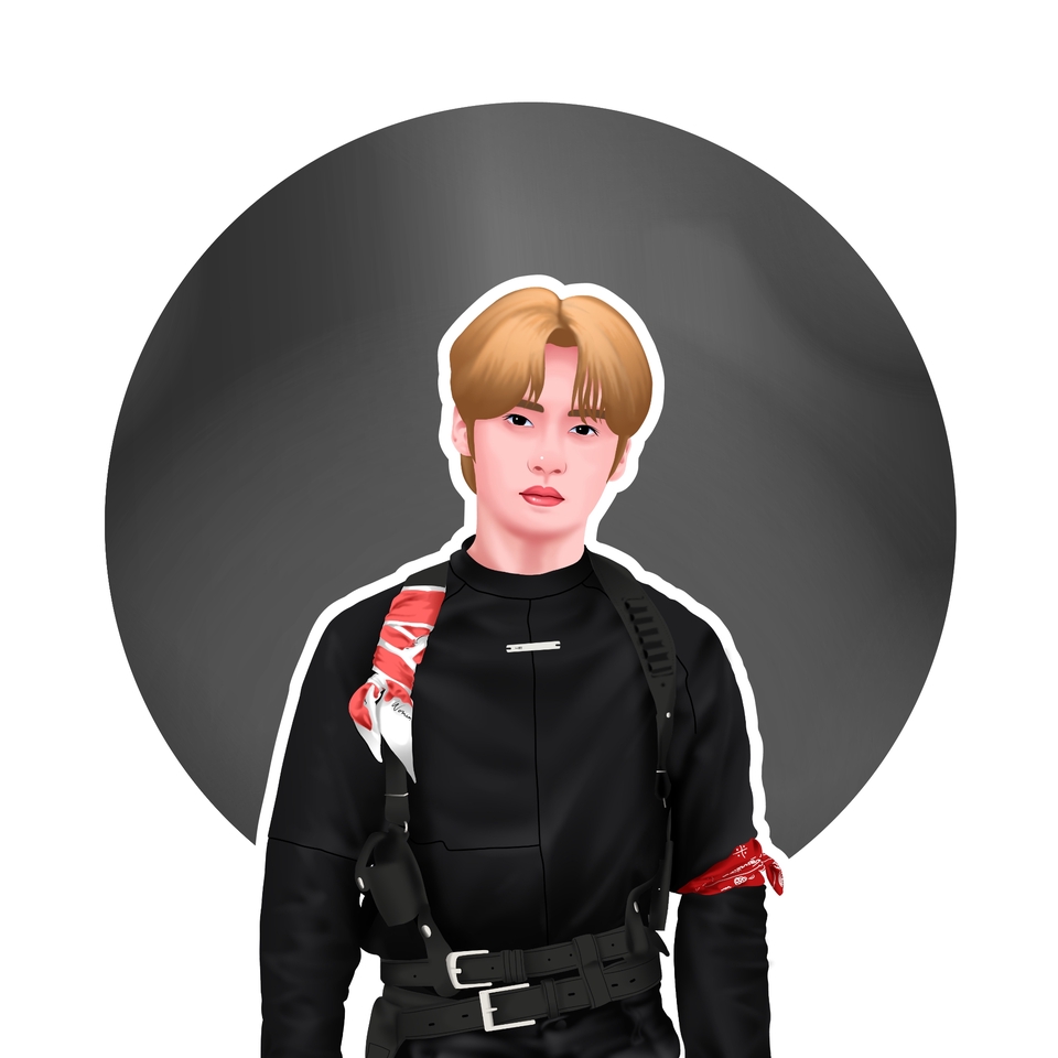 Custom Portrait Ilustrasi Semi Realis untuk Kado Ulang Tahun ...