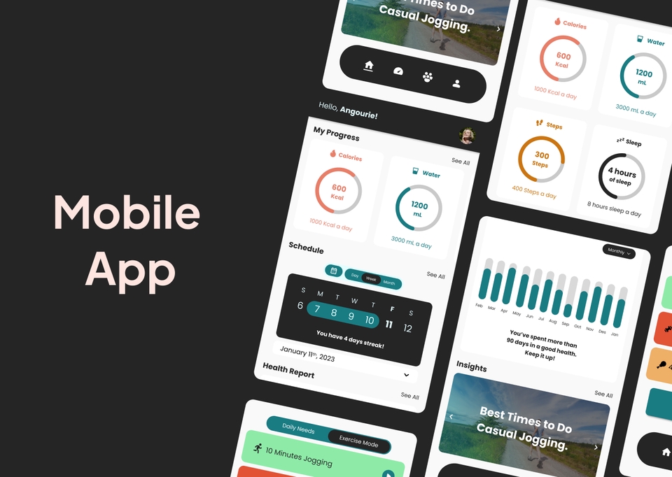 FIGMA UI/UX DESIGN for Web and Mobile Apps