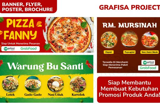 JASA DESAIN BANNER ONLINE, BROSUR CUSTOM