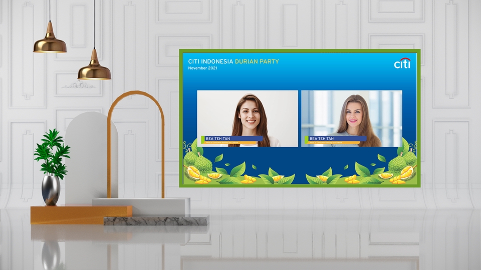 3D Virtual Background (Virtual Event)