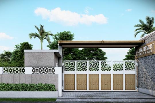 JASA DESAIN 3D GATE PERUMAHAN