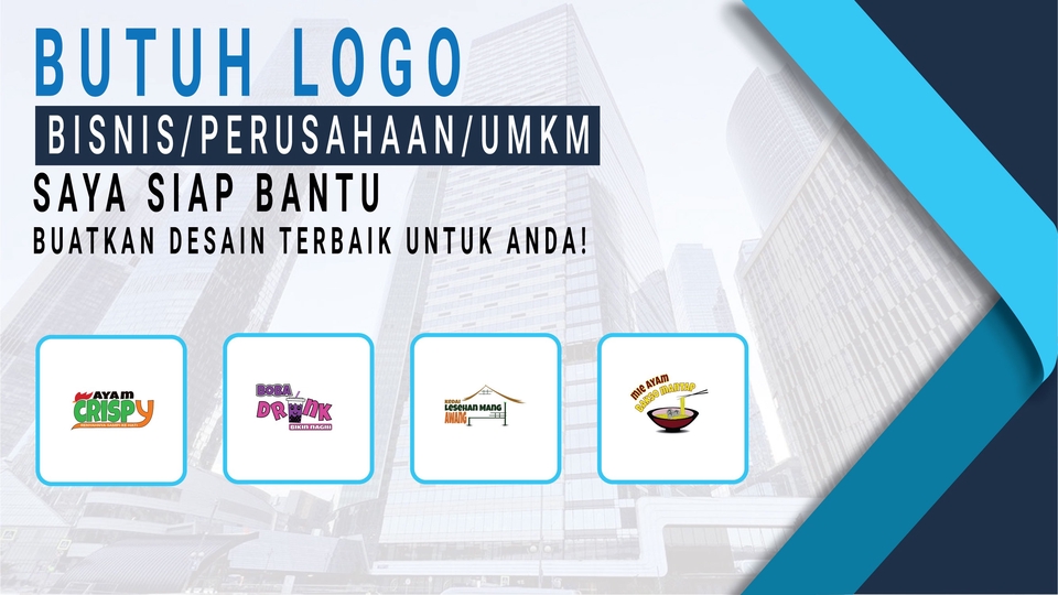 Butuh Logo Bisnis, Perusahaan, atau UMKM? Saya siap bantu buatkan ...