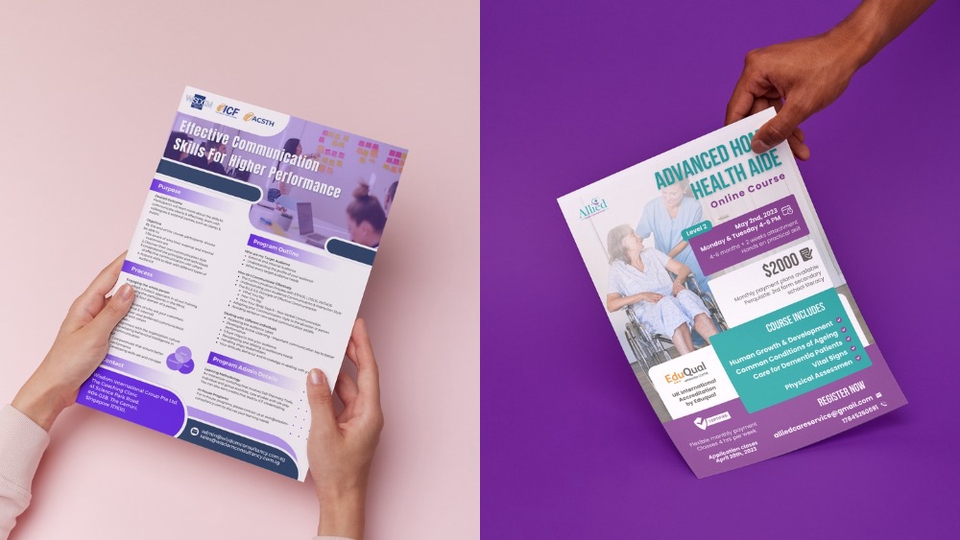 Flyer Pelatihan, Brosur PPDB, Poster Kegiatan 1 Hari Jadi!