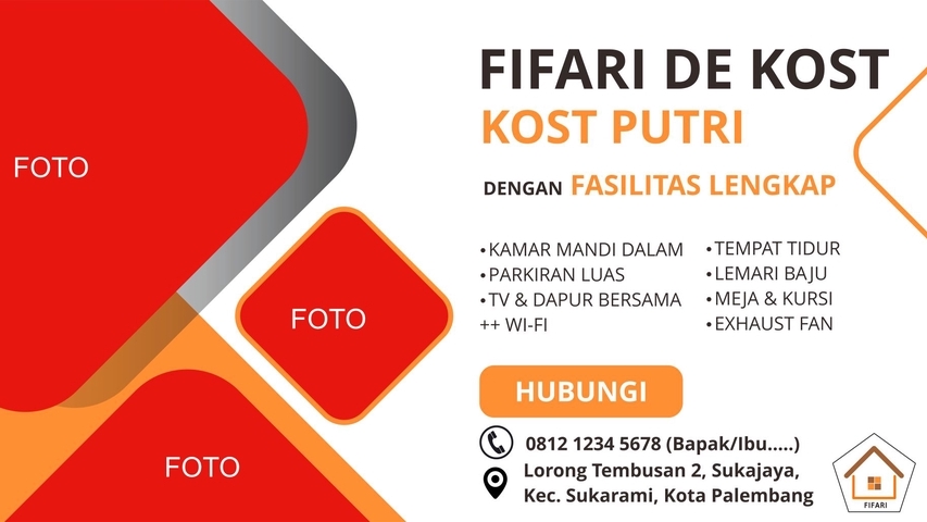 DESAIN KARTU NAMA, BANNER, POSTER
