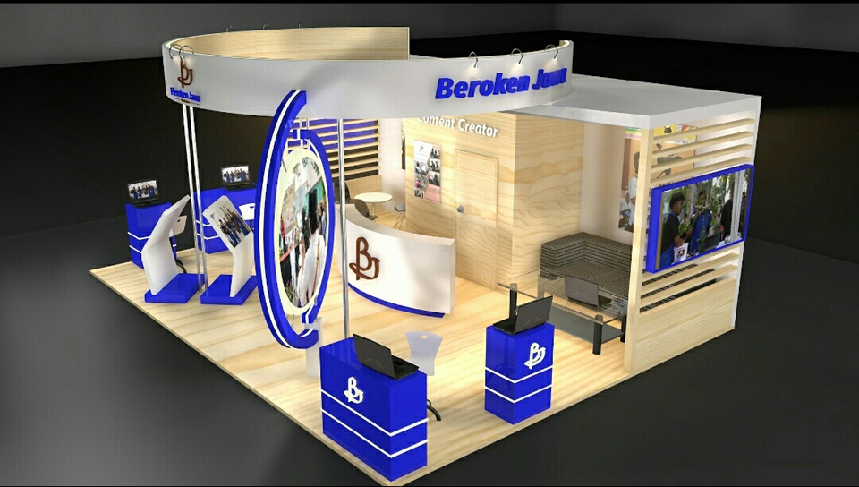 3D Konsep Event (booth/exhibition), Rumah, Produk (packaging)