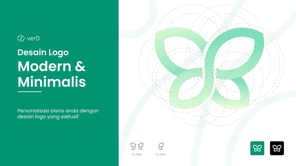 Desain Logo Minimalis & Modern