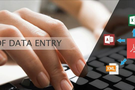 Entry Data & Converting File Service: All kind data entry
