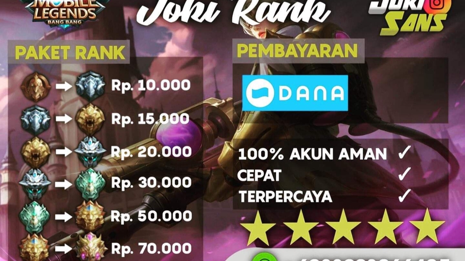 Jasa Joki Rank Mobile Legend