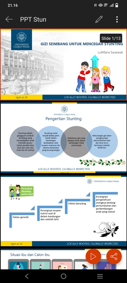 Edit dan full proses pengerjaan power point