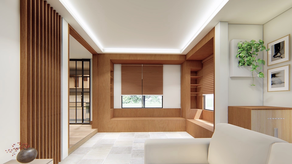 รับทำภาพPerspective Render interior