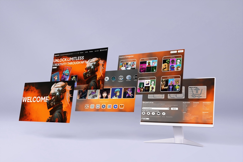 Website Design Modern Menarik