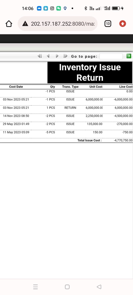 Warehouse Management System (Android & Web)