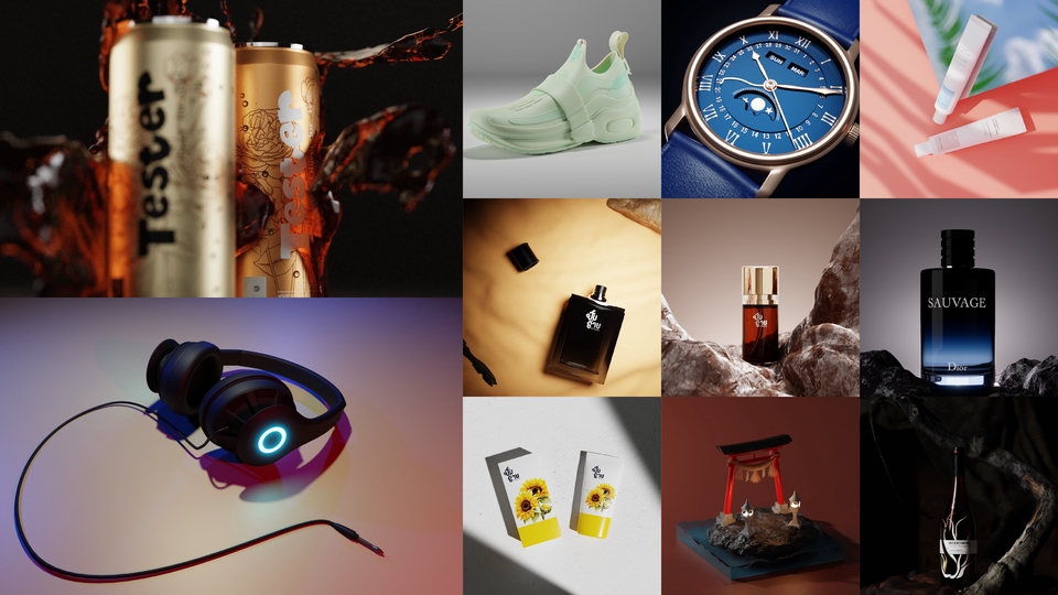 รับทำภาพ3D Packshot-3D Packaging สินค้าบรรจุภัณฑ์