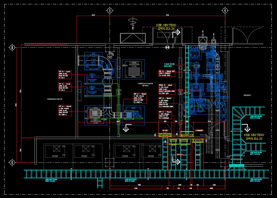 CAD DRAWING MEP 2D
