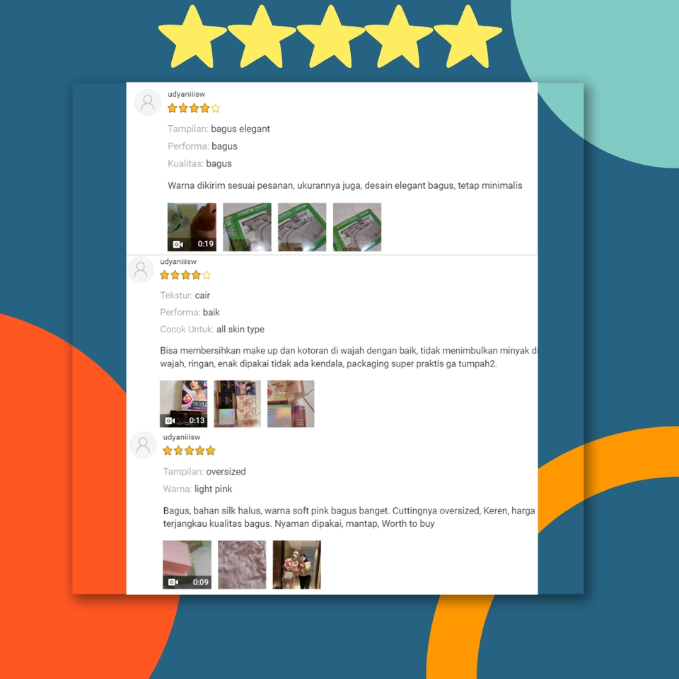 Review Positive E-Commerce (Shopee, Tokopedia, Lazada)