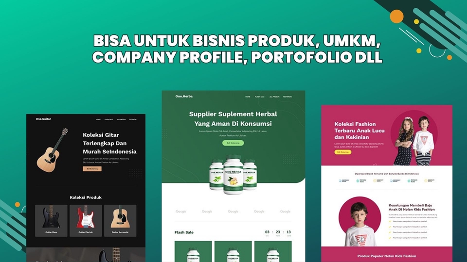 Desain Website dan Landingpage Elementor Wordpress