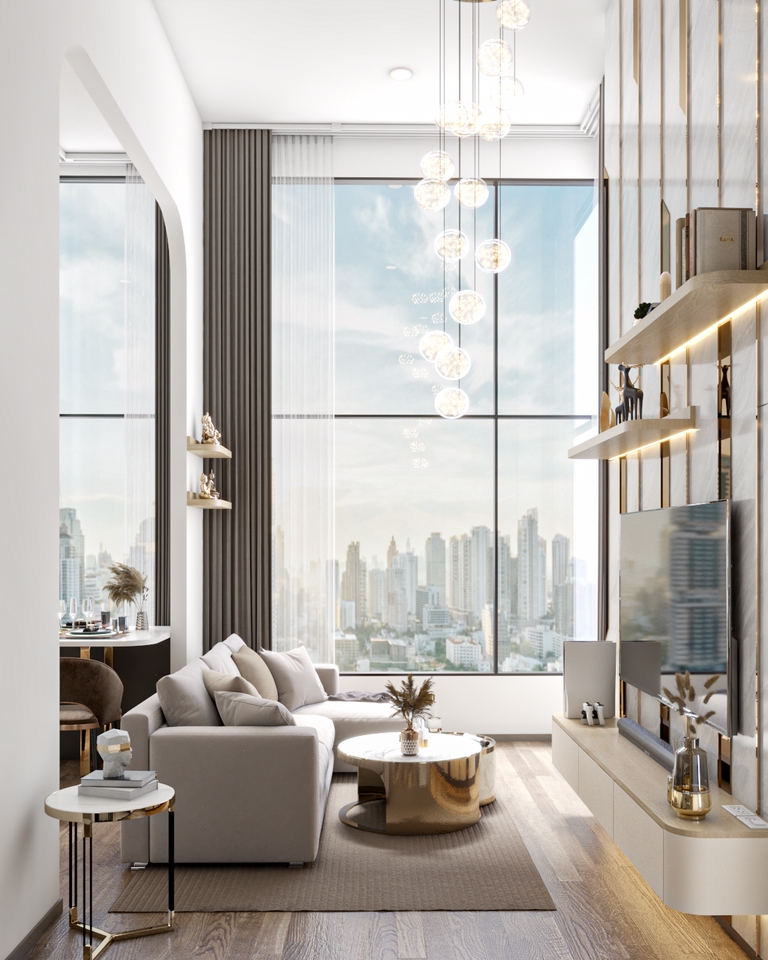 รับออกแบบภาพ 3D Perspective Interior Design คุณภาพสูง