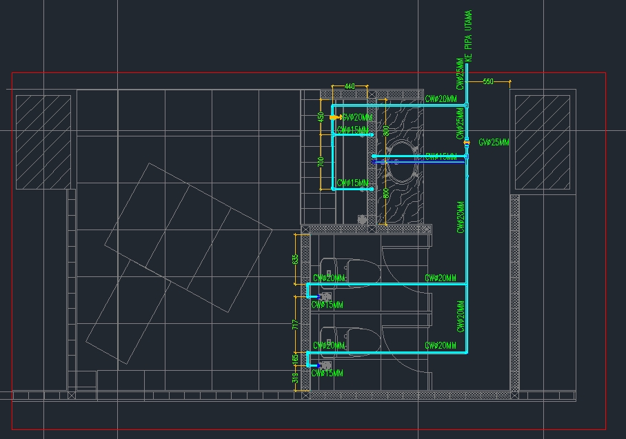 Desain perencanaan gambar Mekanikal, Elektrikal, Plumbing (MEP ...