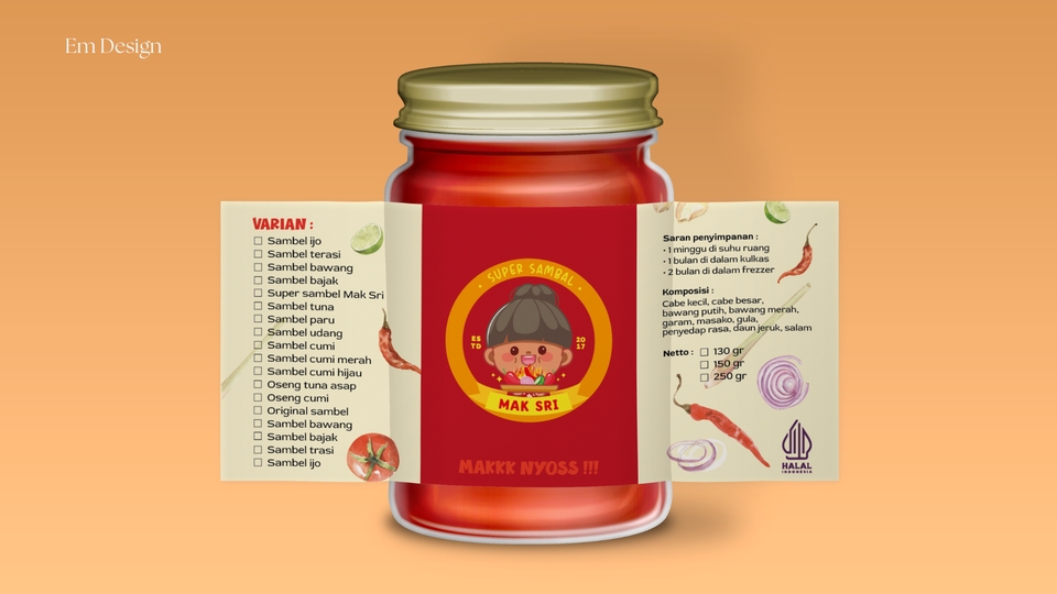 Design Label & Kemasan / Design Packaging Untuk UMKM & Olshop | murah ...