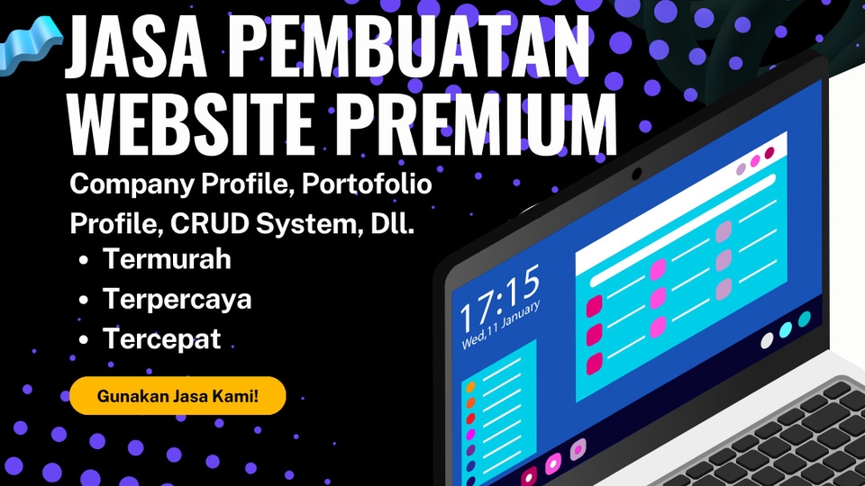 Jasa Pembuatan web bussines/profile/institute/company dll
