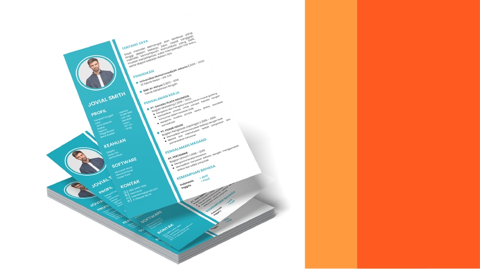 Desain CV dan Resume Kreatif