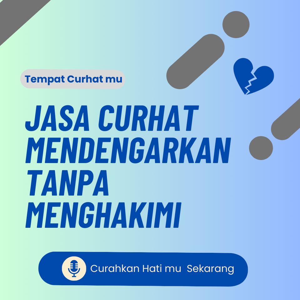 JASA CURHAT TANPA MENGHAKIMI