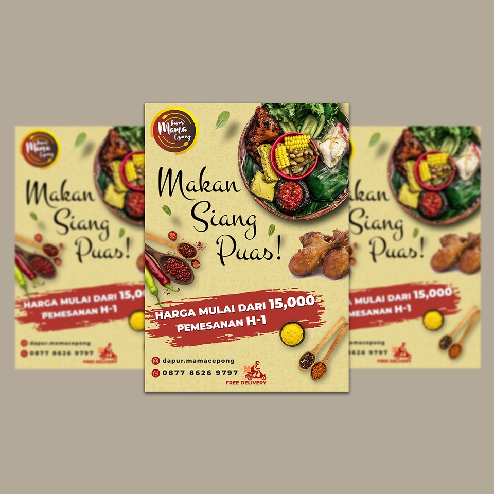 Desain Flyer, Brosur, Poster, Banner untuk Promosi Usaha (cepat, detail ...