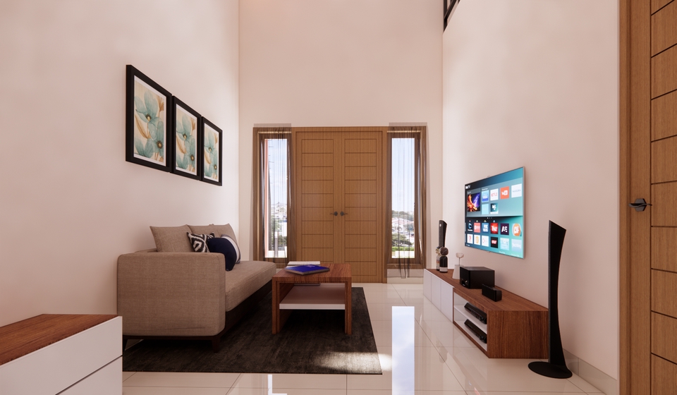 Desain rumah Eksterior Interior 2D 3D Gambar DED CAD, Render, struktur ...