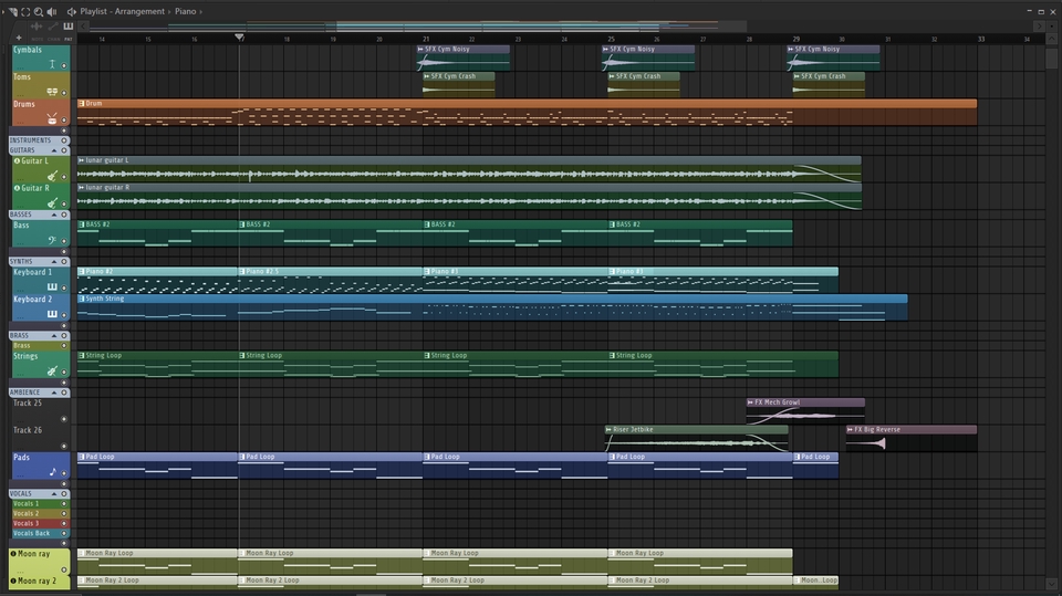 Modern Rock Sound Mix & Mastering / Backing Track