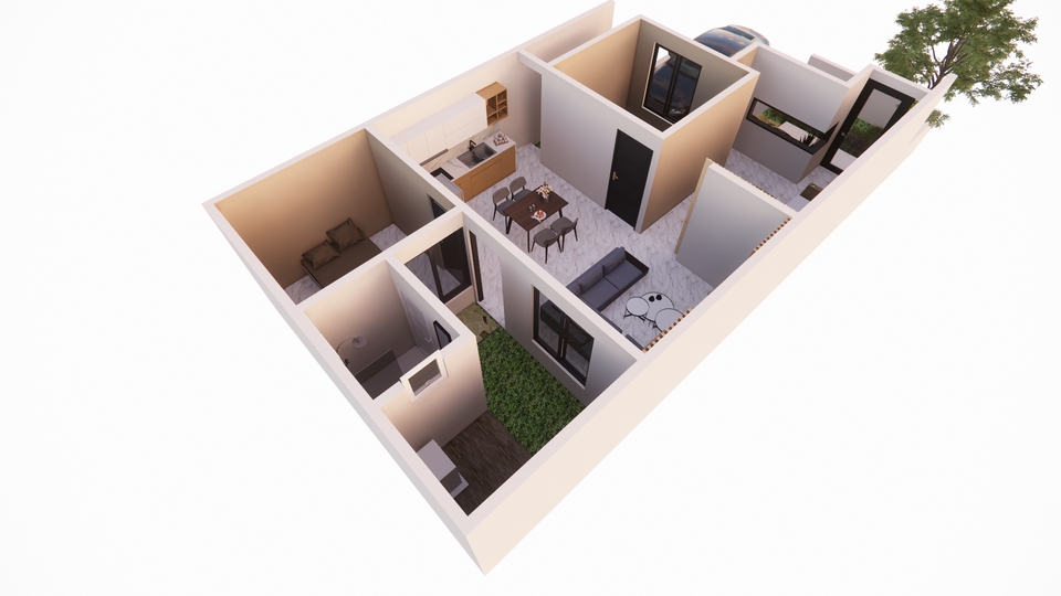 3D DENAH VISUAL