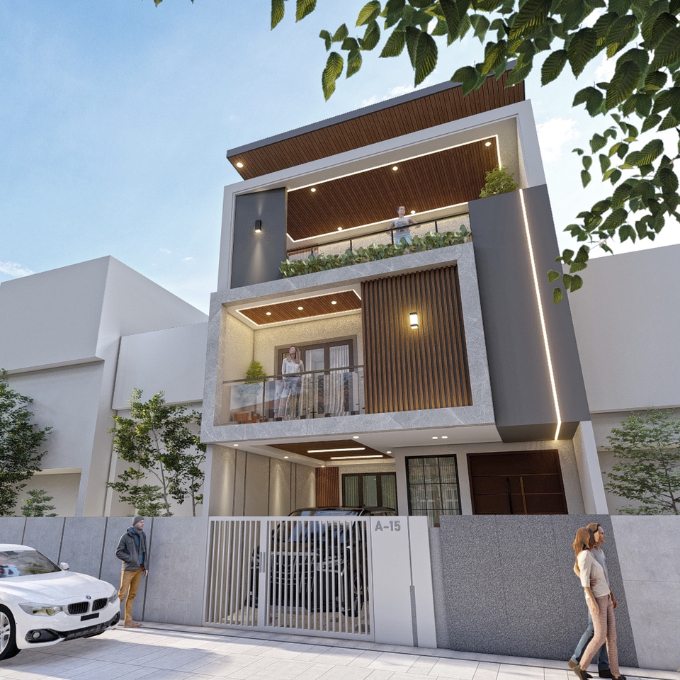 3D Video Animasi (Exterior) Rumah, Ruko, Perumahan, Sekolahan dll