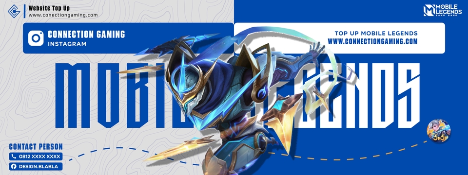 Design Banner Website TopUp Game