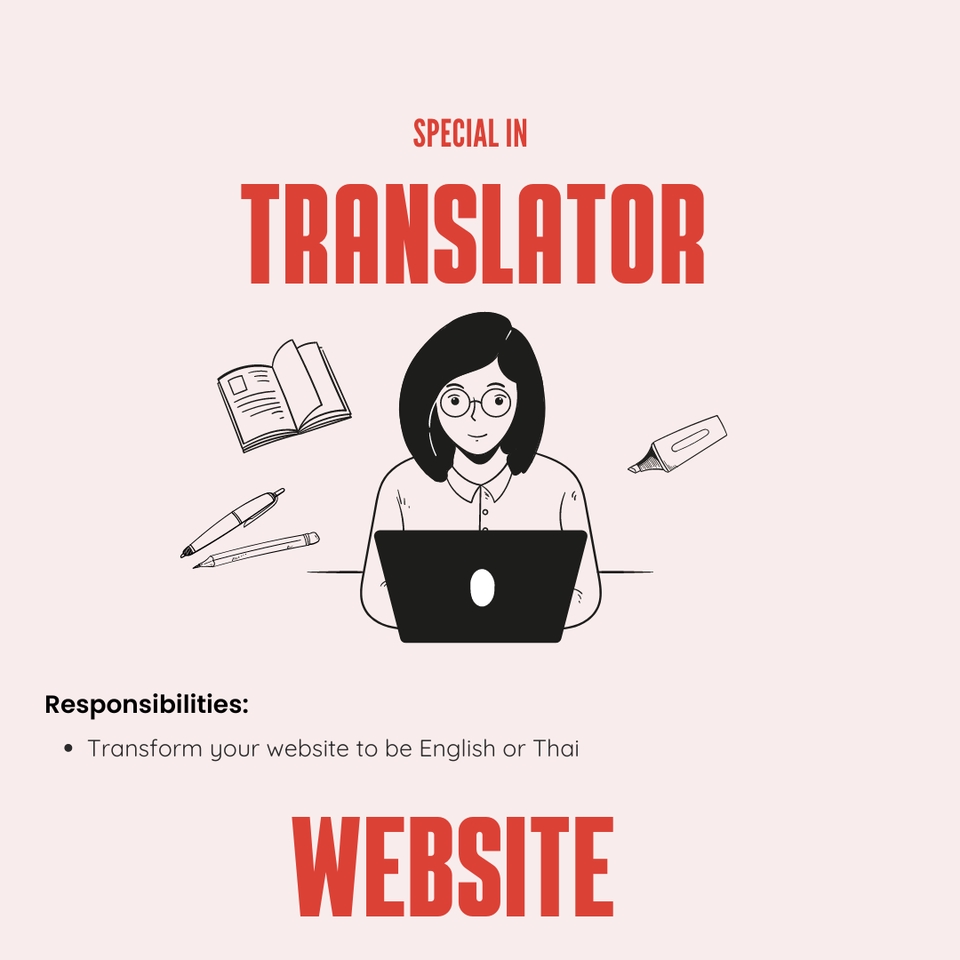 Professional Translation Service - Eng to Thai, Thai - English