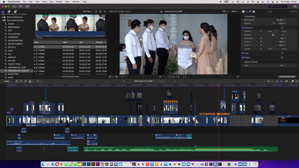 Edit Video Wedding