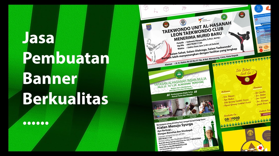 Pembuatan banner berbagai ukuran jadi dalam 1 Hari hasil Maksimal