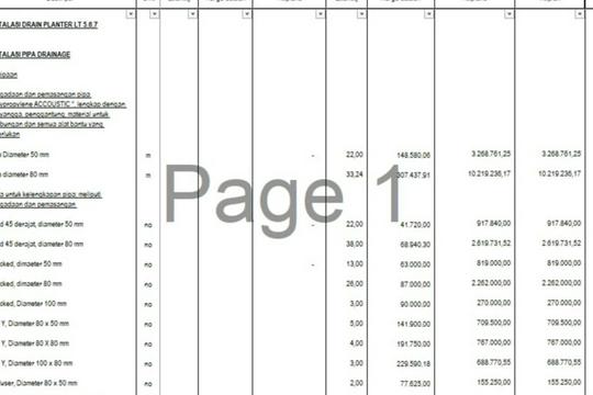 JASA PERHITUNGAN RAB ( Rencana Anggaran Biaya ) MEP ( Mekanikal ...