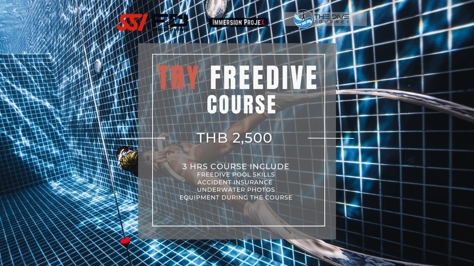 เรียนดำน้ำฟรีไดฟ์ เบสิกฟรีไดฟ์เวอร์ Basic Freediver course | Try Freedive ทดลองดำฟรีไดฟ์ | ภูเก็ต