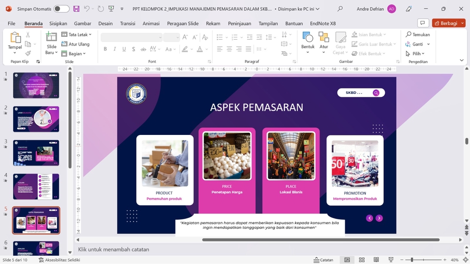Jasa Pembuatan Power Point 1 Hari Jadi