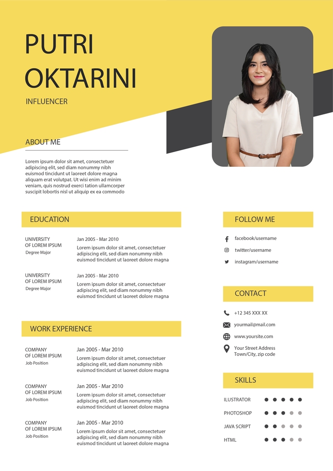 CURRICULUM VITAE 1 HARI JADI