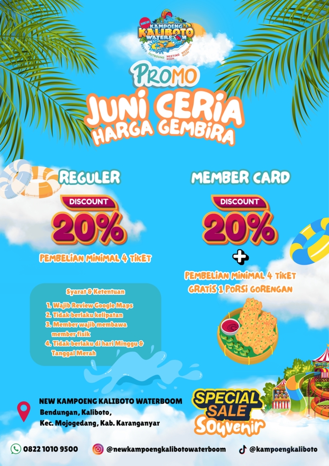 PAMFLET PROMO MENARIK DENGAN GAYA LUCU