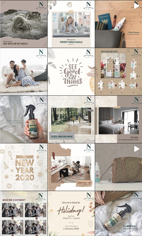 DESAIN BANNER, IG FEEDS & STORY SESUAI TEMA YANG DI INGINKAN