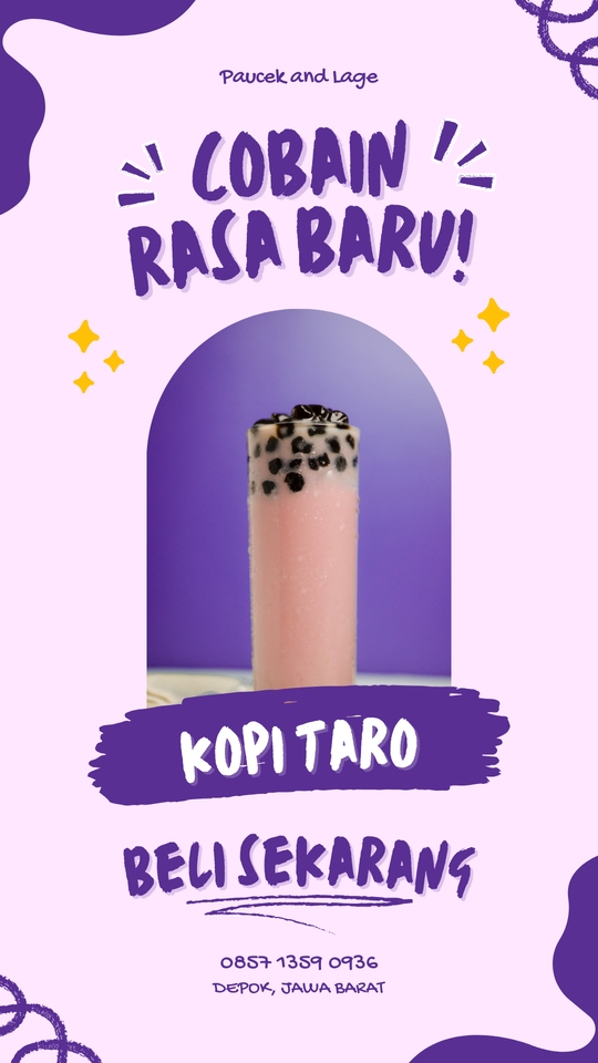 Jasa membuatan banner promosi, story ig, postingan ig