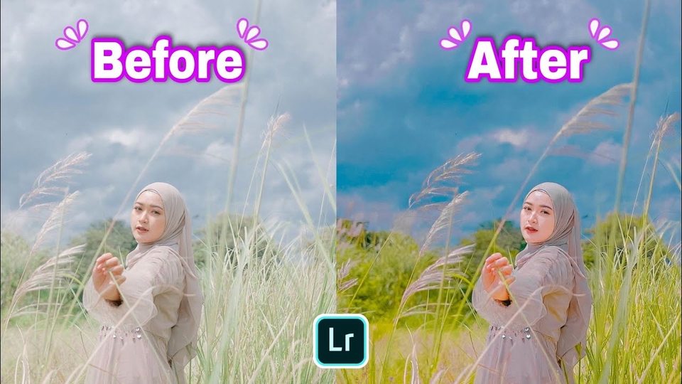 Edit gambar pakai lightroom profesional