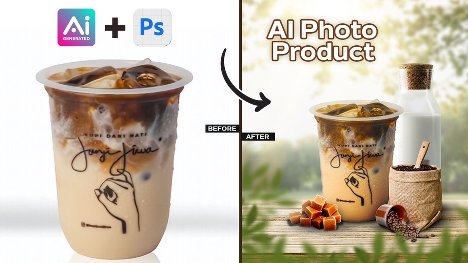 Jasa Edit/Foto Produk Berbasis AI (Tanpa Kirim Barang)