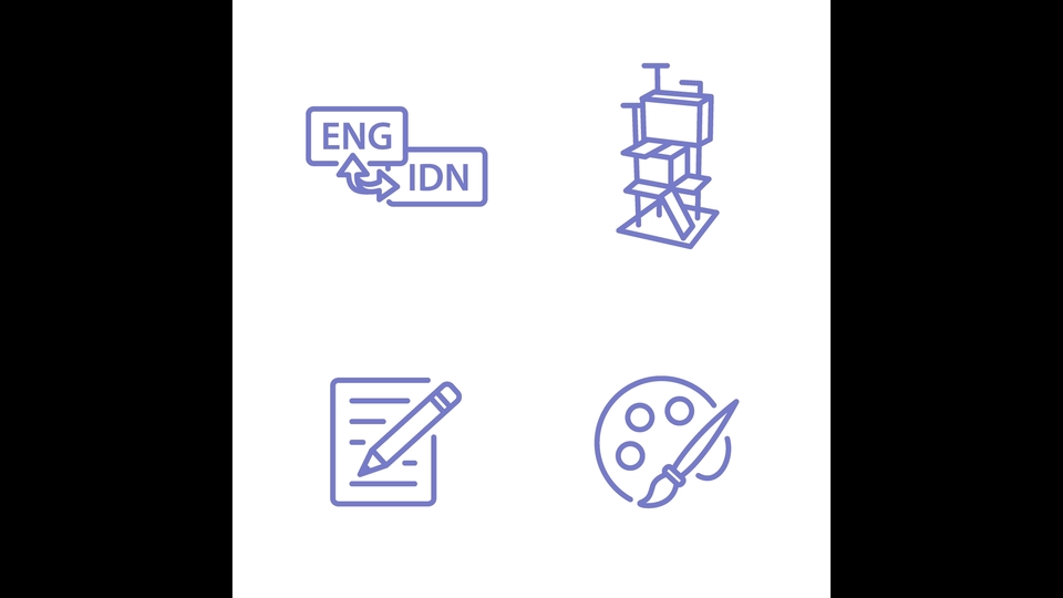 Saya Bisa Membuat Desain Icon Yang Unik, Minimalist, dan Kekinian