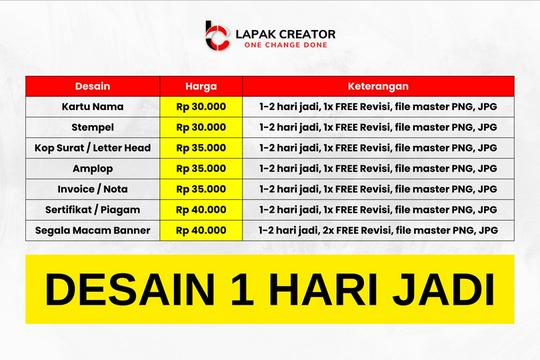 DESAIN BANER - FLAYER 1 HARI JADI