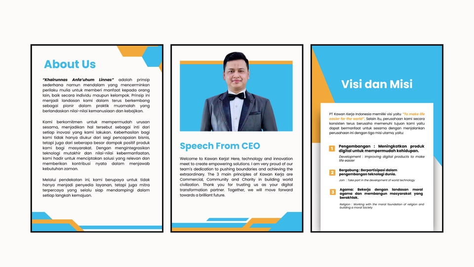 Jasa Desain Company Profile Profesional, Estetik, dan Siap Cetak