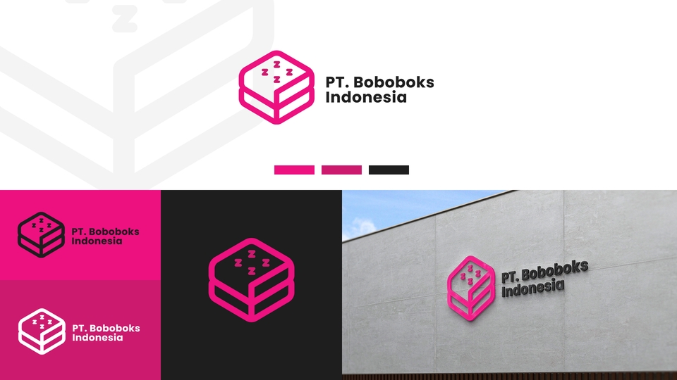 Desain Logo Perusahaan Professional Modern (FREE BRAND GUIDELINE)